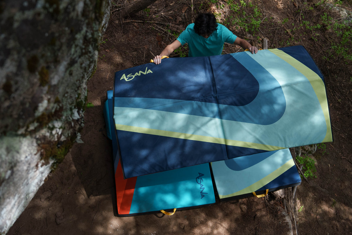 Why Use Supplemental Bouldering Pads – Asana Climbing